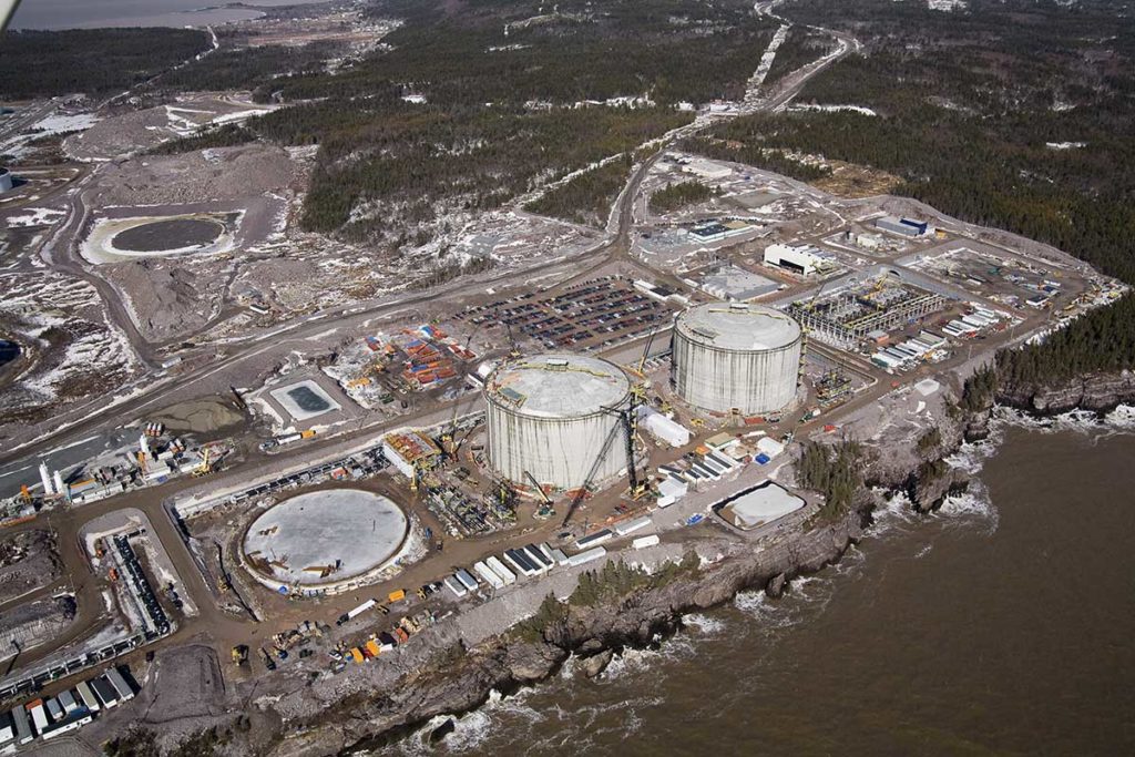 Béton Provincial Port Méthanier Canaport LNG St-John (Ciment)